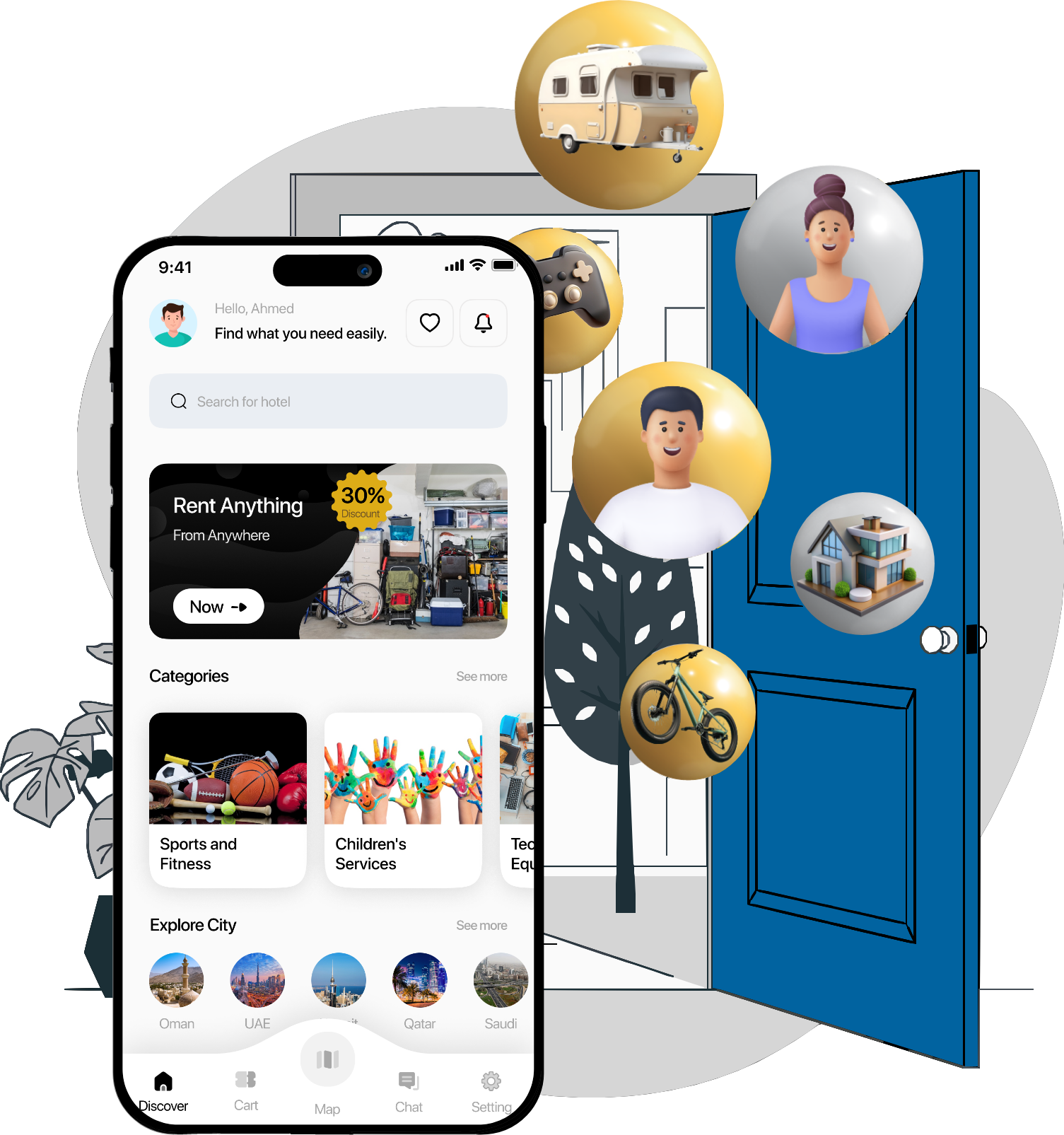 Rush Rooms - Rent Anything & Everything